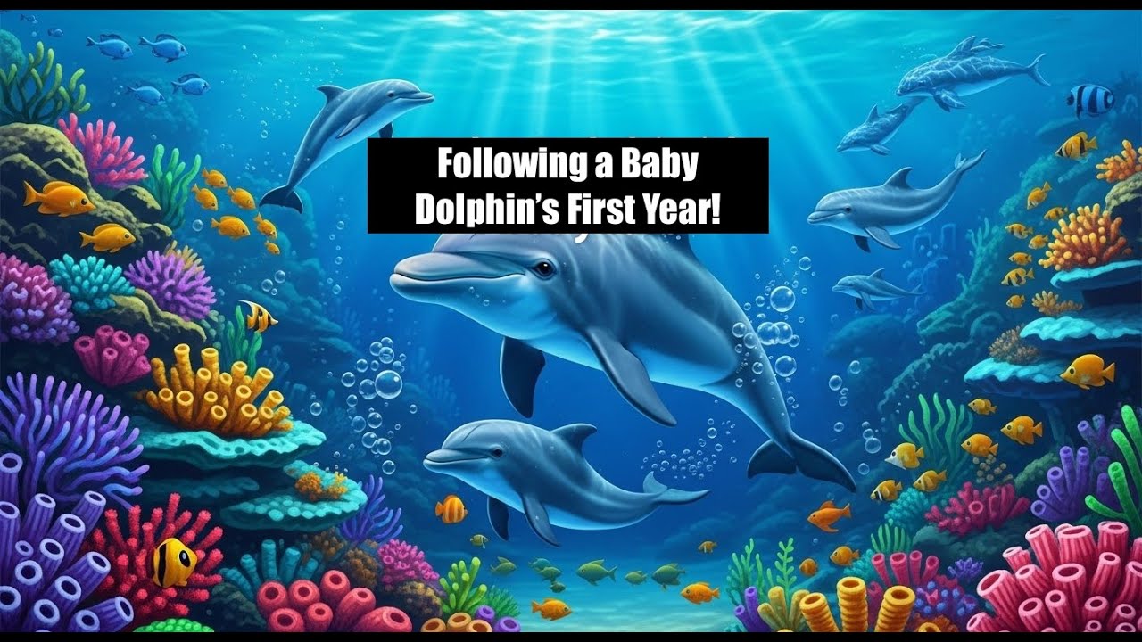 Following a Baby Dolphin’s First Year! | kids learn | bedtime stories ...
