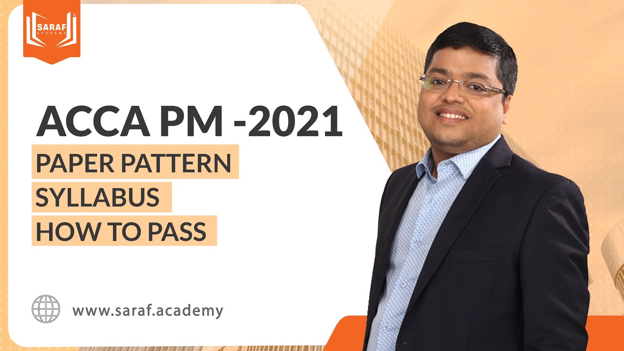 ACCA PM | 2021 | Paper pattern | Syllabus | How to pass - YouTube