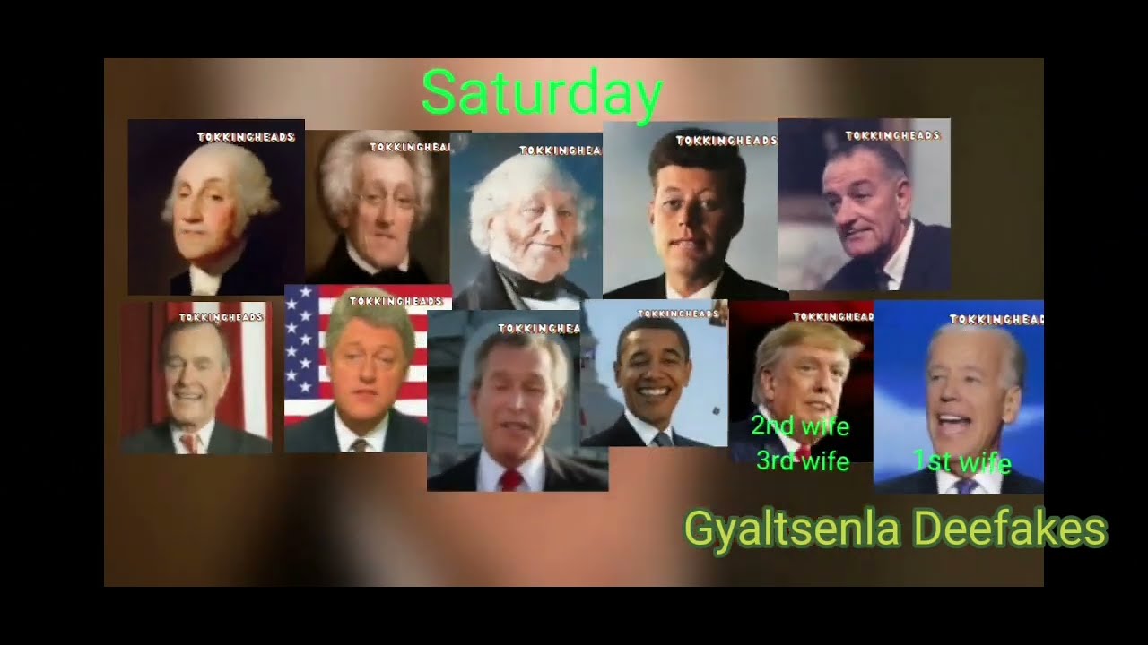 Potus sing random songs based on what day of the week they married in ...