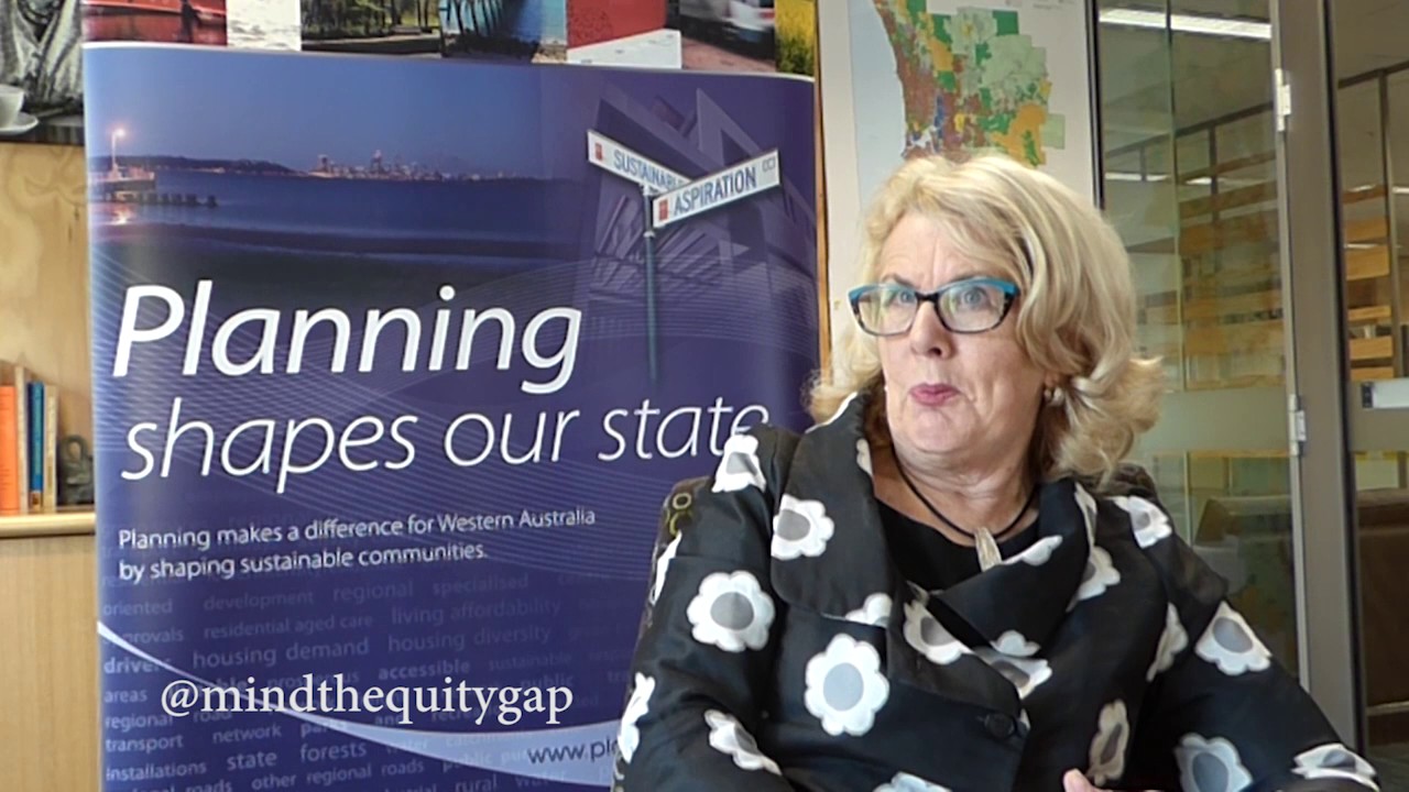 WA Dept of Planning Gail McGowan talks about gender equity - YouTube