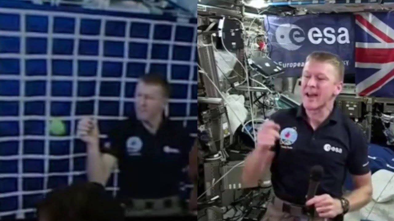 NASA using Green Screen to fake ISS footage - YouTube