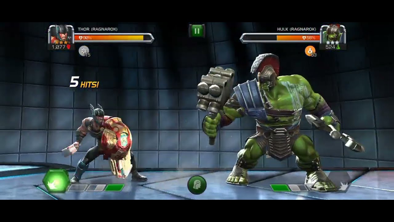 Thor (Ragnarok) VS Hulk (Ragnarok) | Marvel Contest Of Champions - YouTube