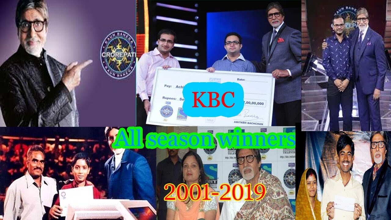 KBC all season winners - YouTube