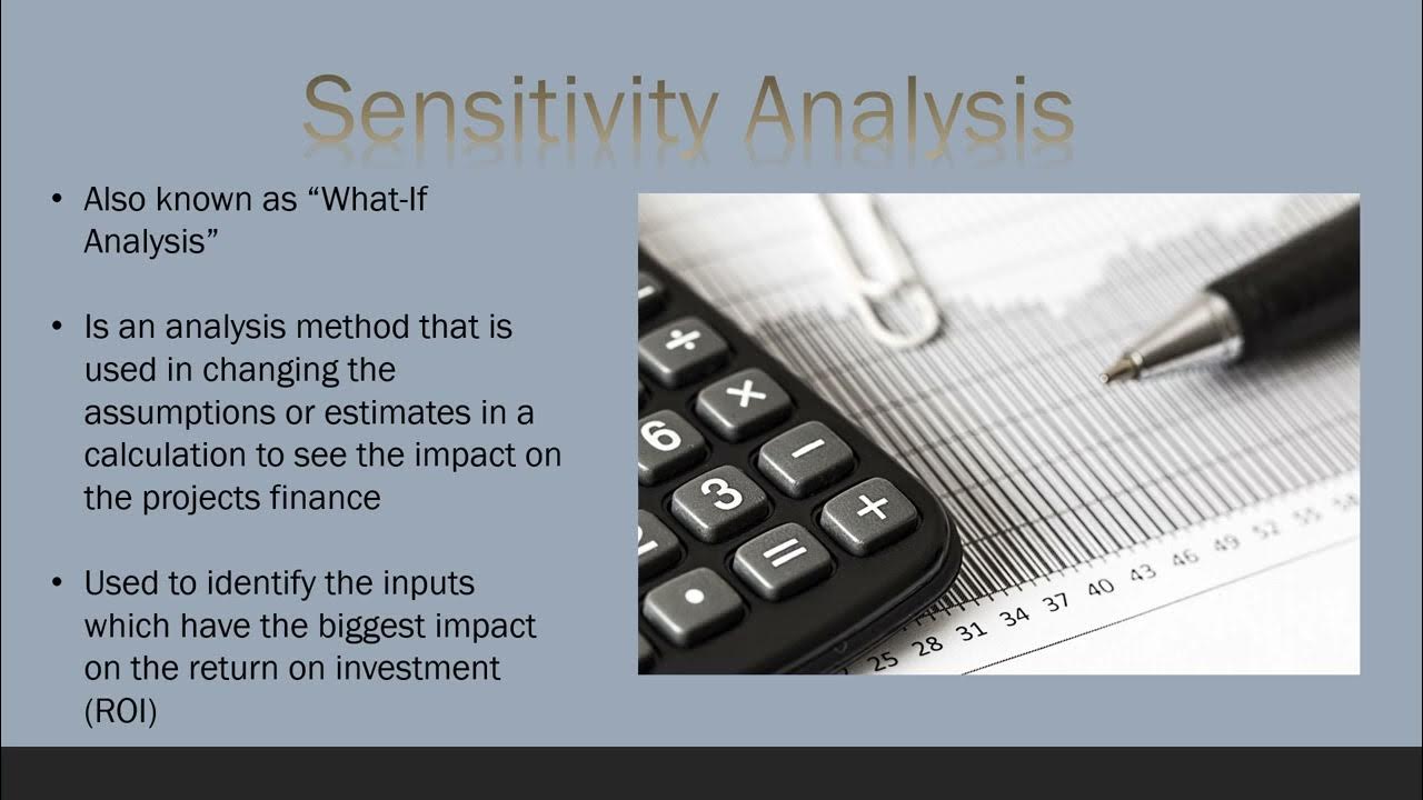 Sensitivity Analysis PowerPoint Week 4 voice over - YouTube