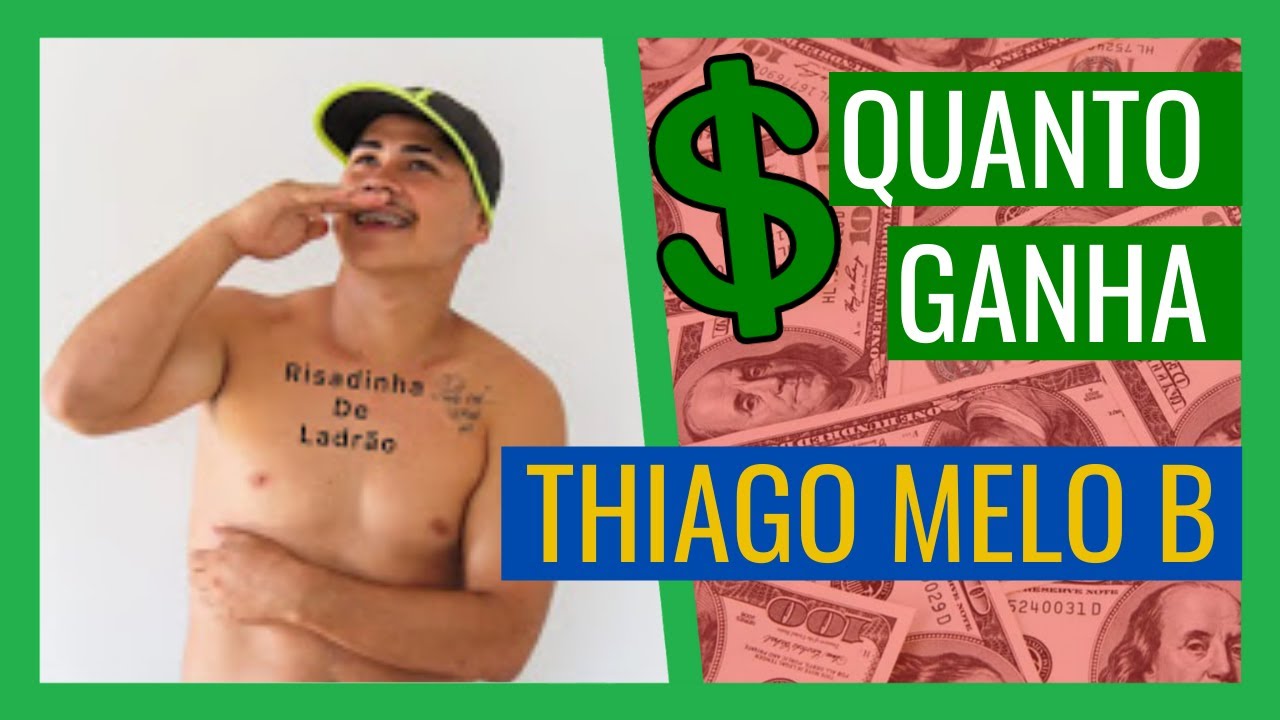 Quanto Ganha THIAGO MELO B [no Youtube] - YouTube