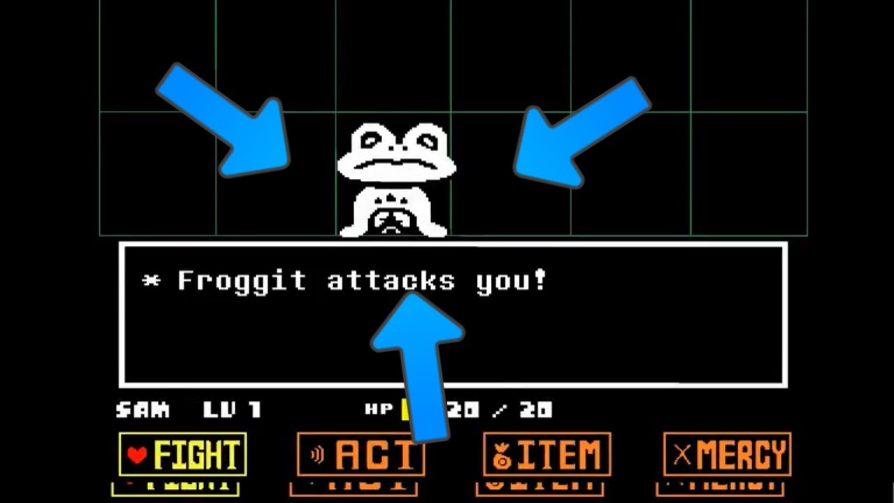 UHG STOP THE FROGS | Undertale episode 1 - YouTube