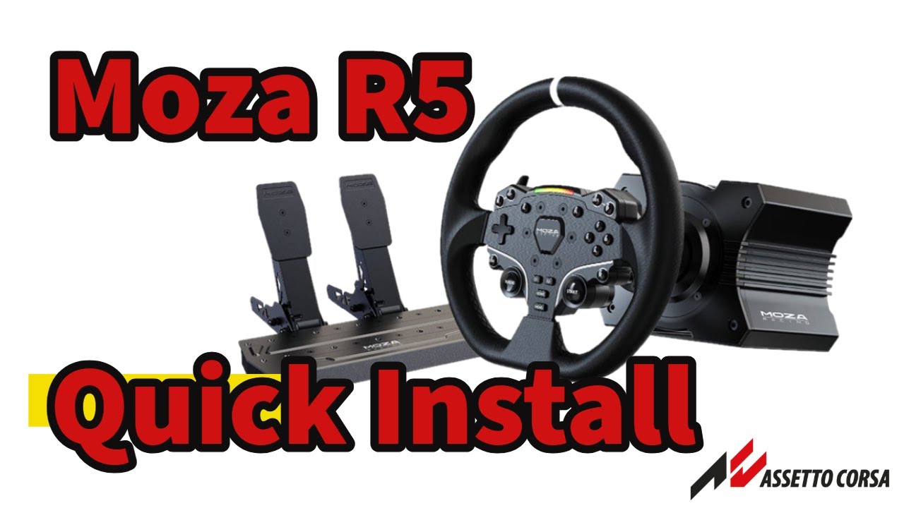 Moza R5 Bundle Sim Racing Wheel. Quick Install & Play. - YouTube