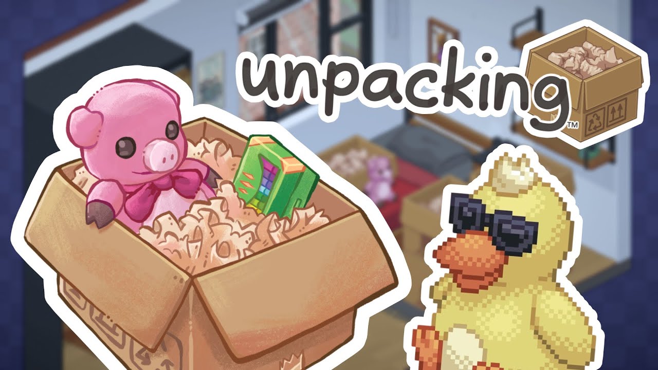 This is my new FAVORITE game. | Unpacking #1 - YouTube