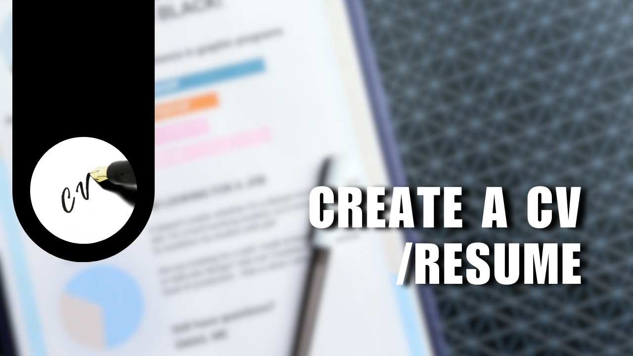 😍 COMPLETE: How to create a CV /Resume with Mobile Phone for free ...