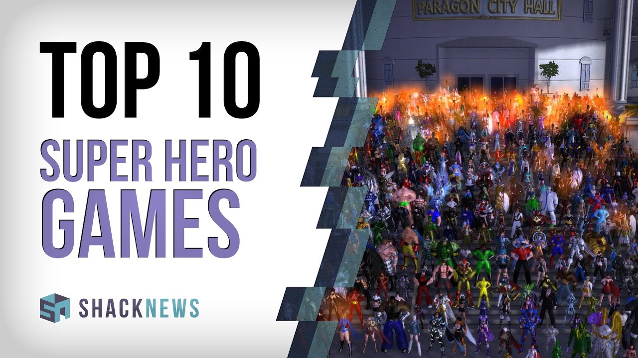 Top 10 Super Hero Games - YouTube