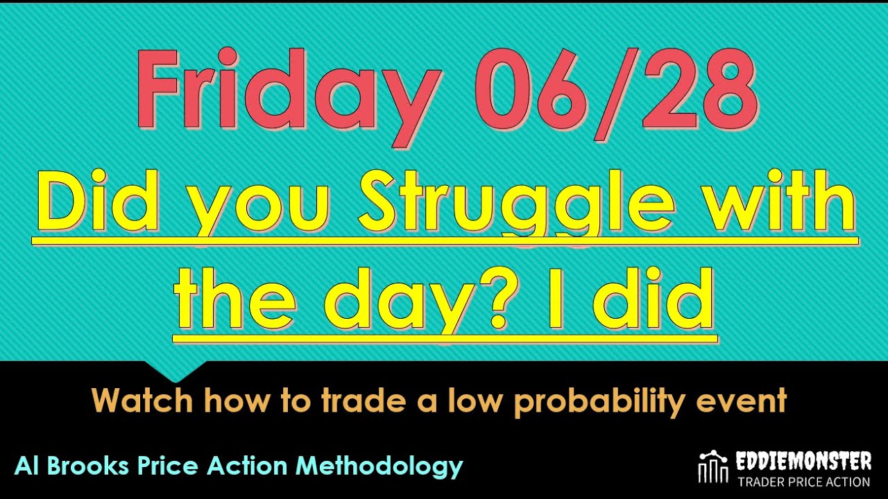 How to trade a low probability event? 06/28 SP500 Recap (ES) - How to ...