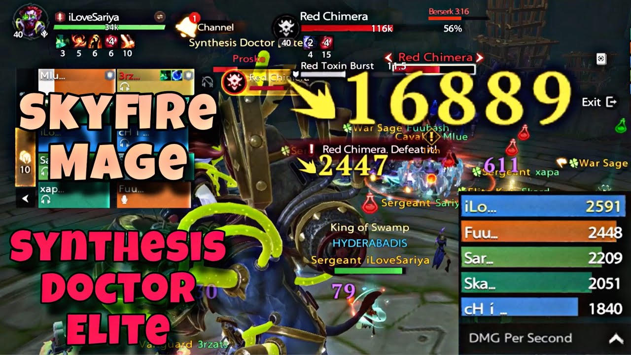 Synthesis Doctor Elite - Fire Mage / Flame Mage POV (SKYFIRE ...