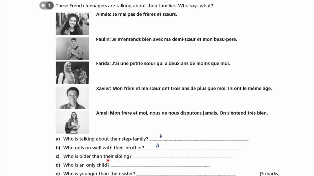 Identity and Relationships with Others - AQA GCSE French - YouTube