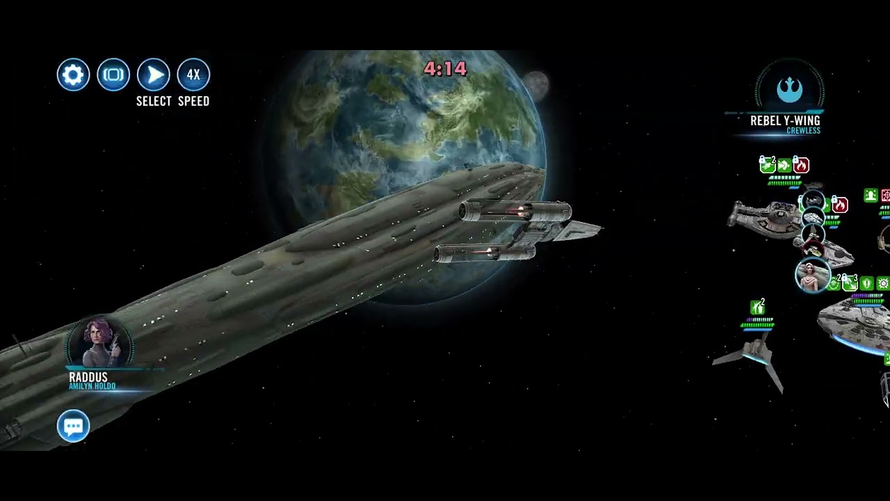 SWGOH Fleets - Beat Profundity in 90 seconds with Raddus and Empire ...