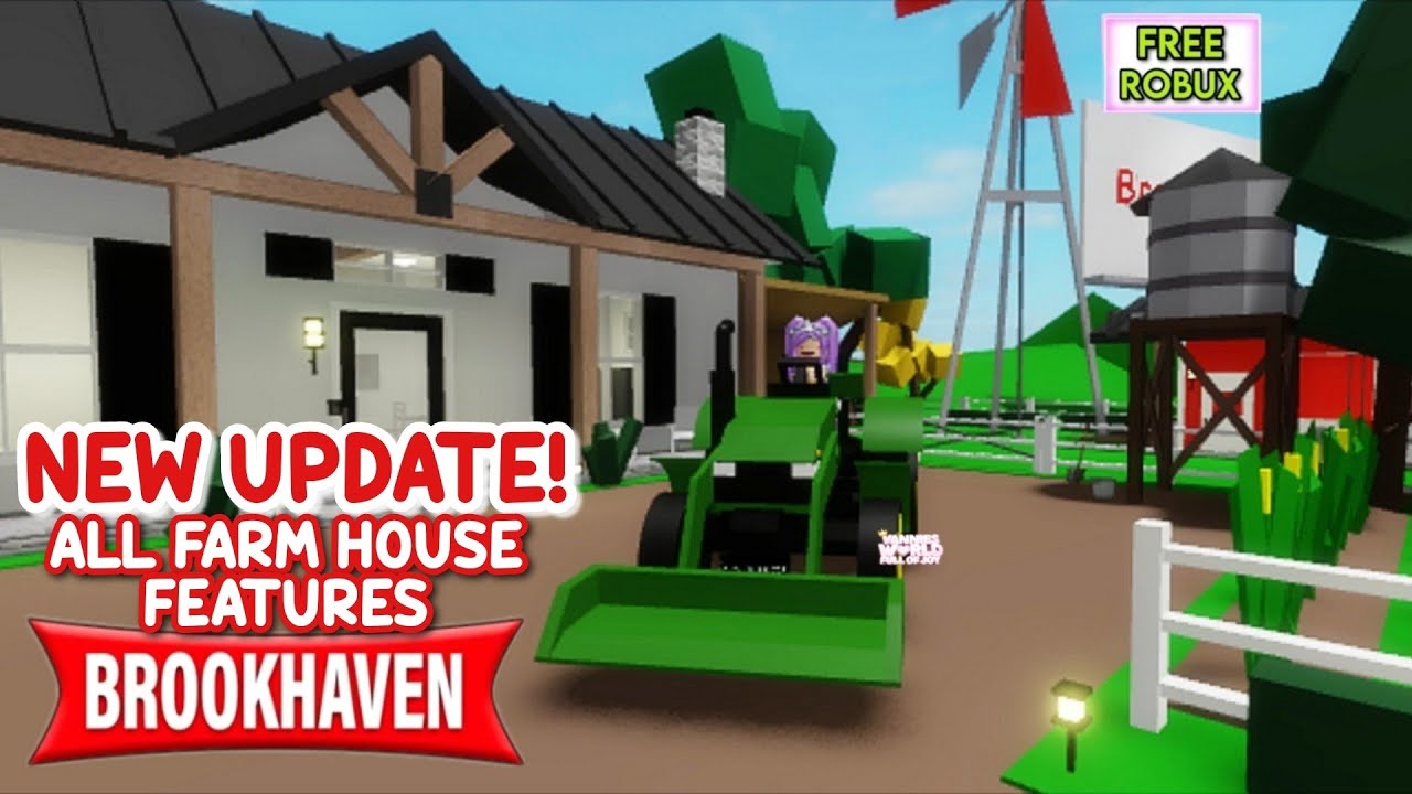 *NEW* FARM UPDATE OUT NOW IN BROOKHAVEN 🏡RP ROBLOX + ALL NEW FARM HOUSE ...