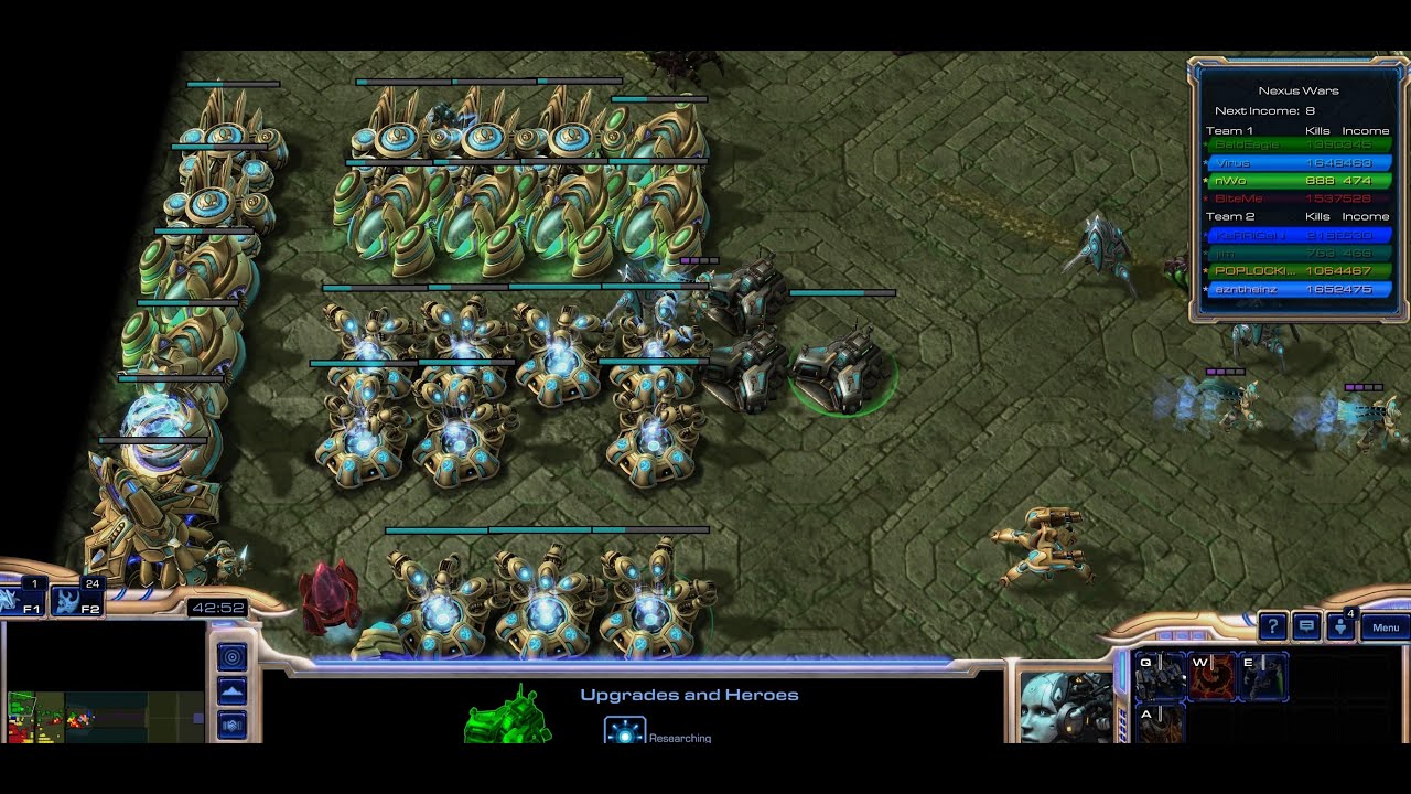 Nexus Wars - Protoss Ground with Colossus - StarCraft 2 - YouTube