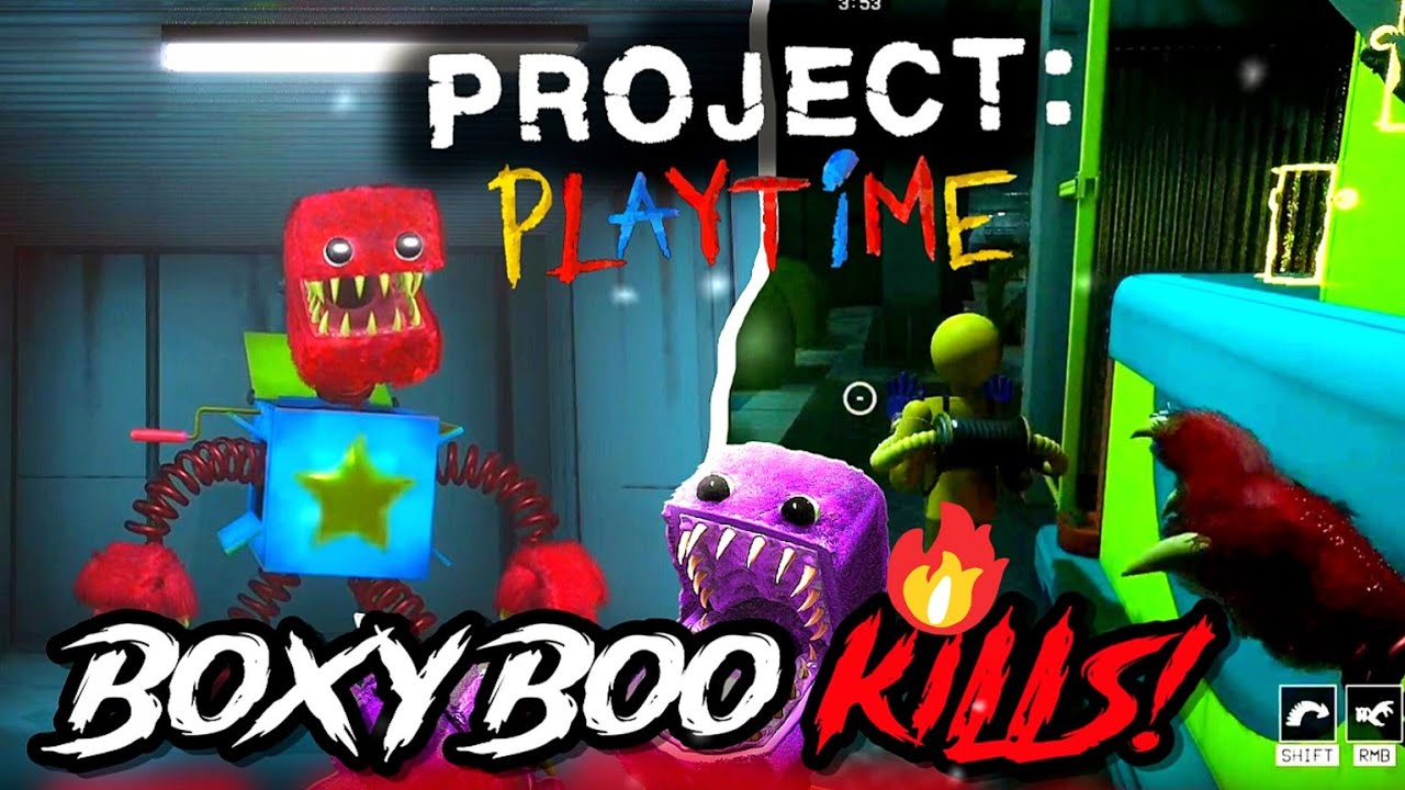 Playing as BOXY BOO & Taking mass kills in PROJECT: PLAYTIME | Project ...