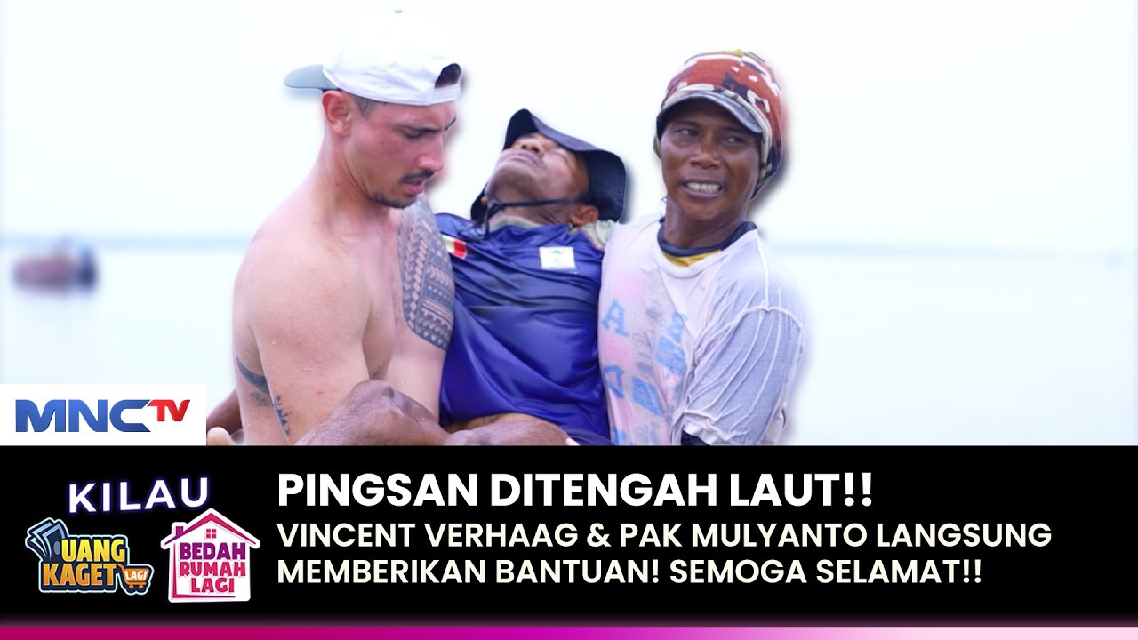 VINCENT VERHAAG PANIK! Ada Nelayan Tenggelam Di Laut | KILAU UANG KAGET ...