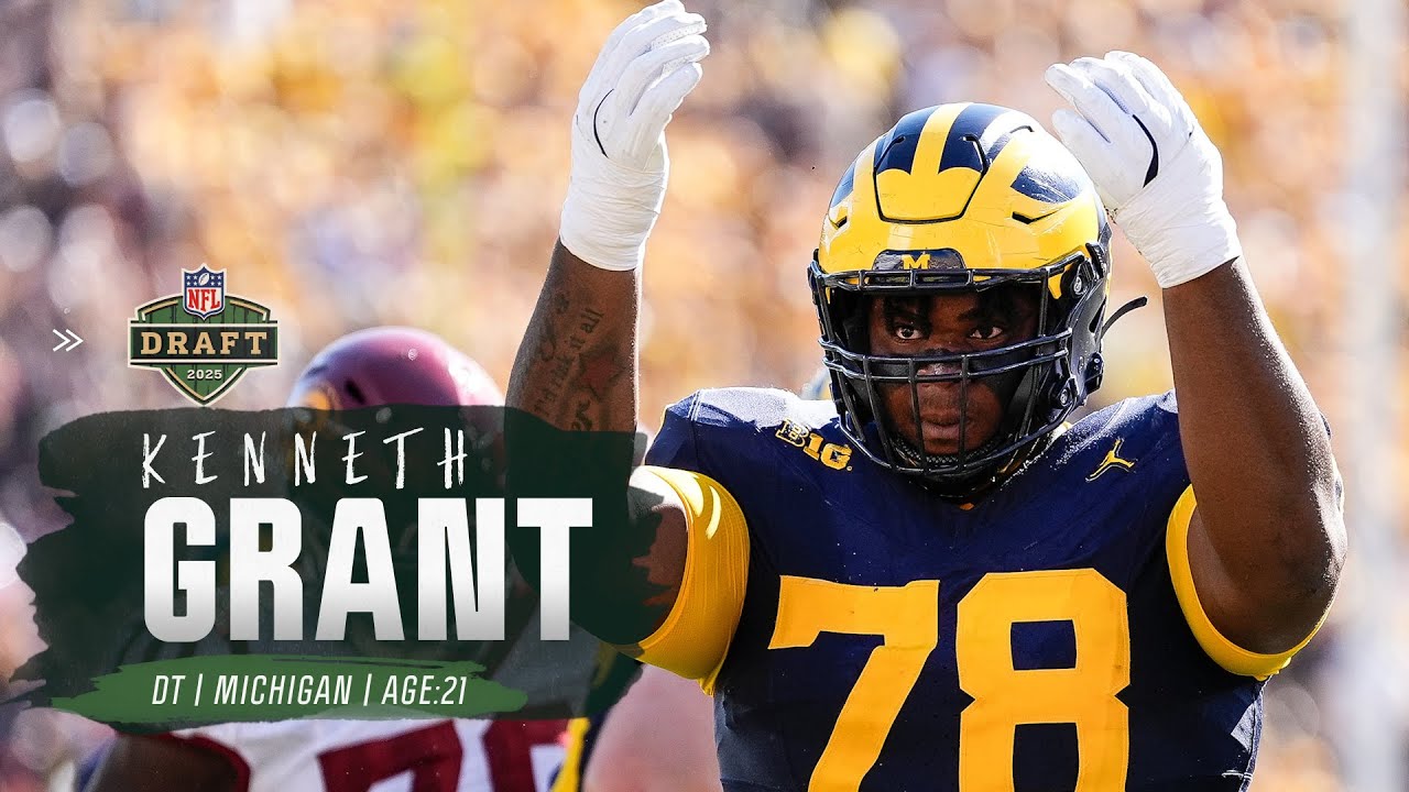 2025 NFL DRAFT HIGHLIGHTS: Kenneth Grant | DT | Michigan - YouTube
