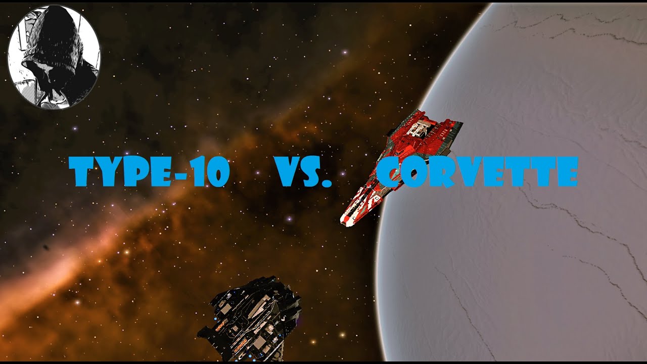 Elite Dangerous: Type 10 vs. Corvette/ PvP - YouTube