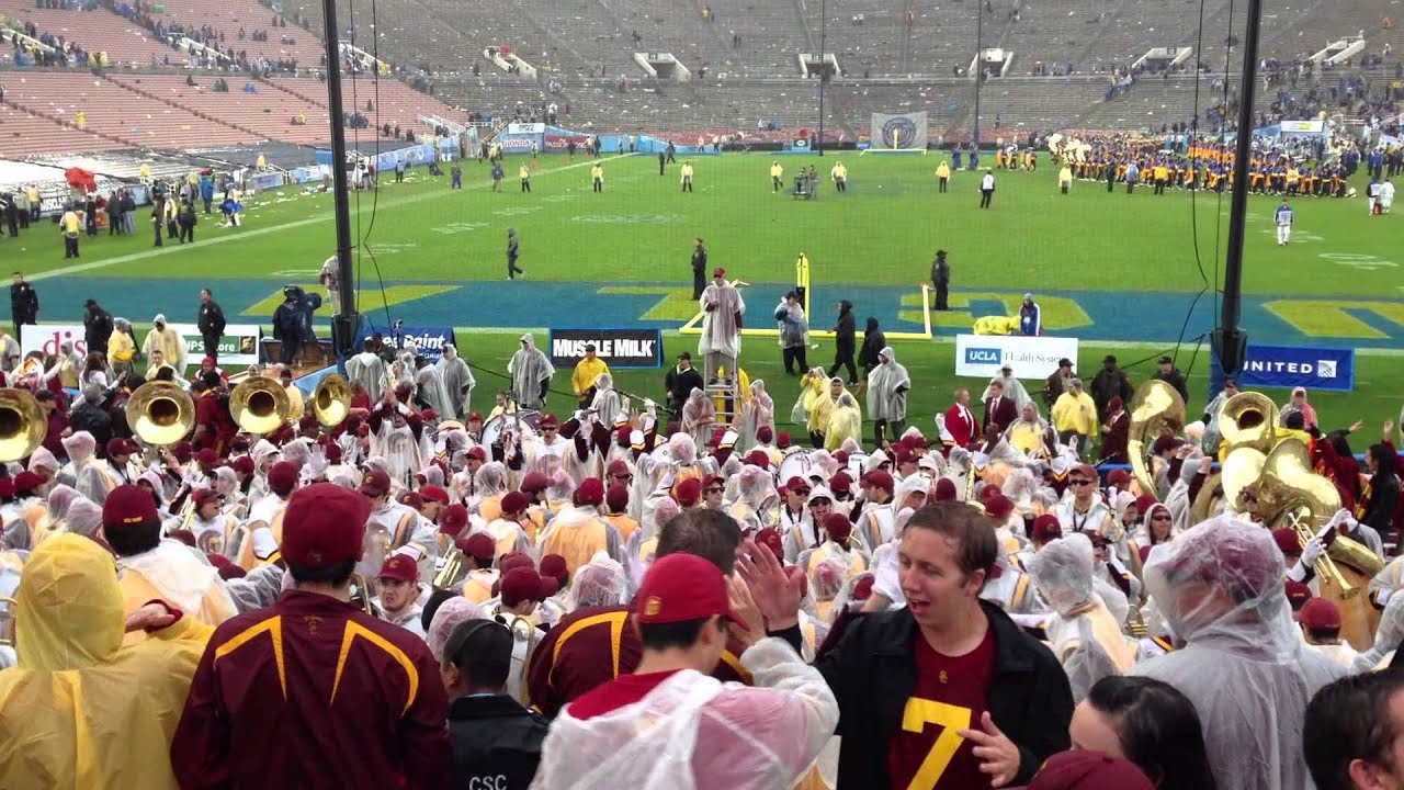 USC Trojan Marching Band | Tusk AGAIN! after ucla game (2012) - YouTube