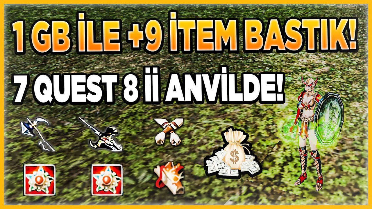 100M SERMAYE İLE +9 İTEM BASTIK ! | +7 QUEST VE +8 IRON IMPACT UPGRADE ...