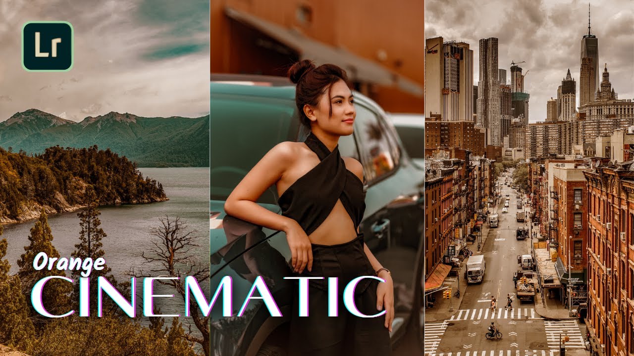 How to pofesional photo editing Orange CINEMATIC preset | Lightroom ...