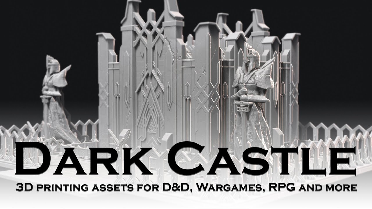 Dark Castle. 3D printing STL assets - YouTube
