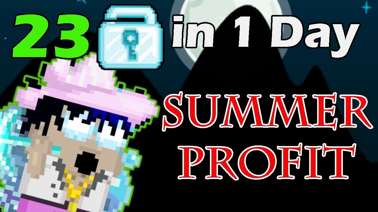 My 1 Day Profit on Summer Fest Event 2019 Growtopia - YouTube