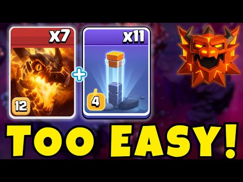 This is the Best TH18 Super Dragon Strategy in Clash of Clans!