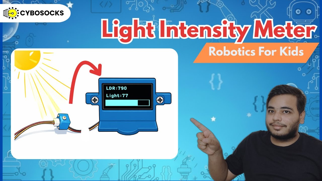 How to Make a Light Intensity (Lux) Meter Using LDR | Robotics | LDR ...