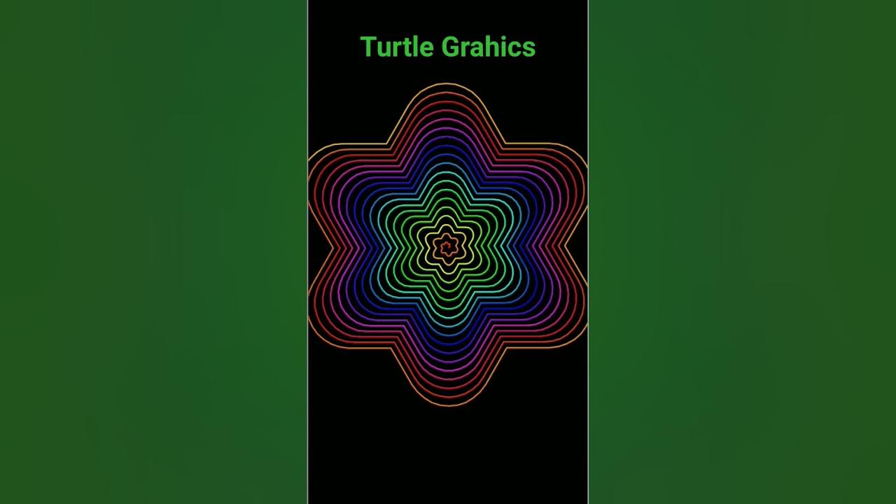 Turtle Graphicdesign Coding Turtlegraphics Programming Pythonturtle Pydroid3 Code Python