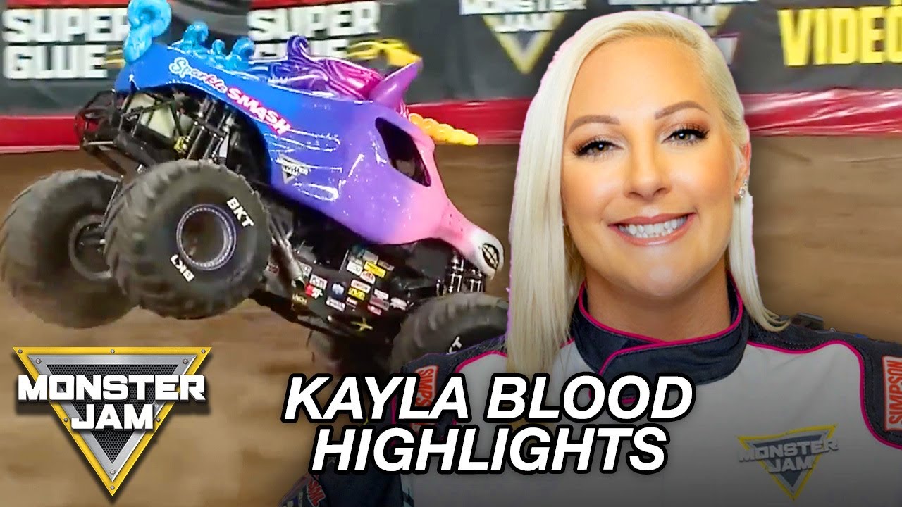 Driver Spotlight: Kayla Blood Highlights | Monster Jam - YouTube
