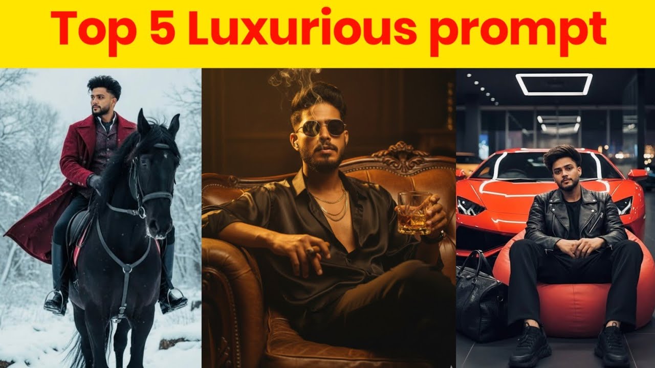New Gemini Ai prompt boys' |boy's Luxurious photo editing Prompt ...