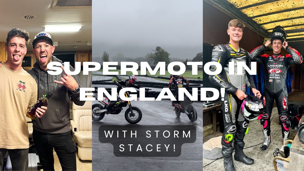 Brands Hatch BSB | Supermoto with Storm Stacey in England! - YouTube
