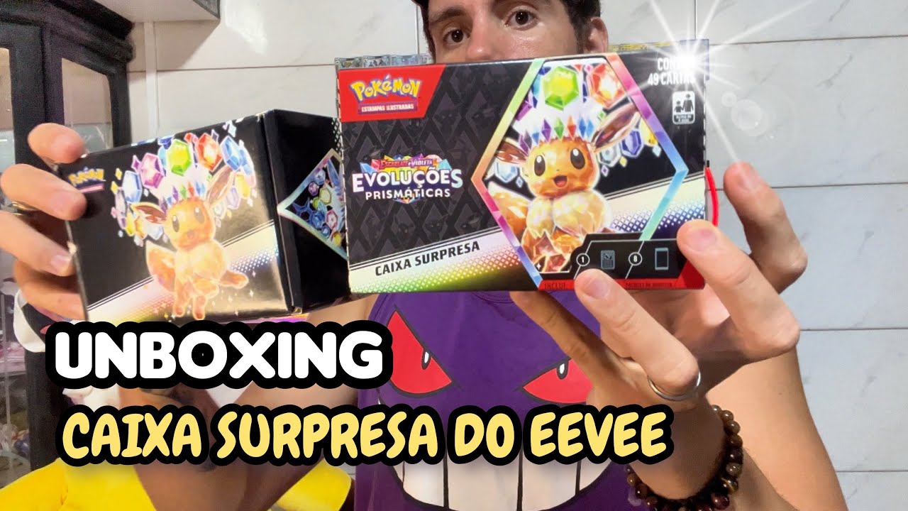 🤔VALE A PENA COMPRAR A BOX SURPRESA DO EEVEE?! Abrindo Box Surprise do ...