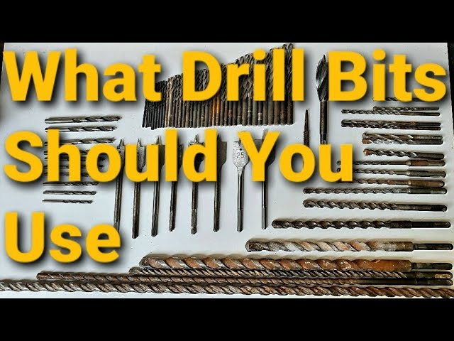 Drill Bits Types And Their Uses With Pros And Cons That Family