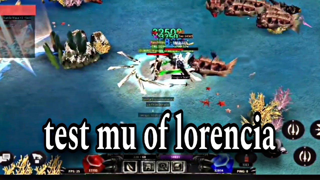 test game mu of lorencia 💥 - YouTube