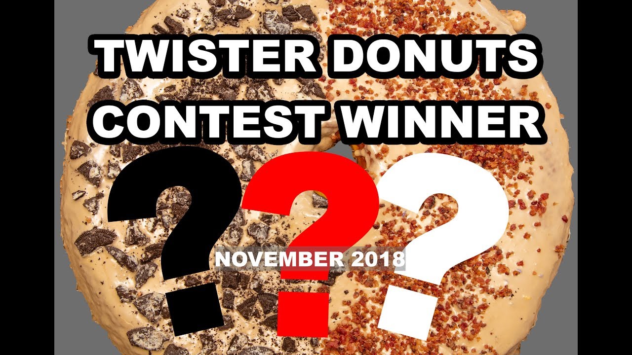 Twister Donuts Contest Winner - HUGE Donut Cake! - YouTube