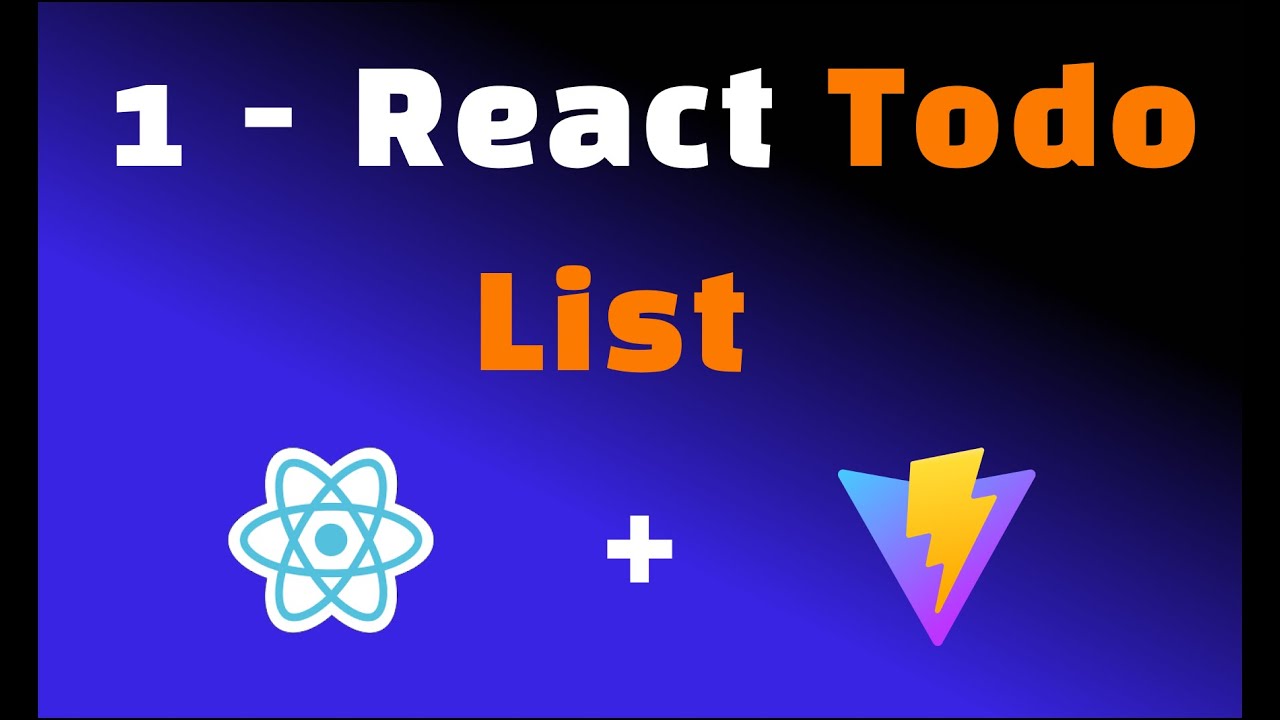 1 - React Todo List - YouTube