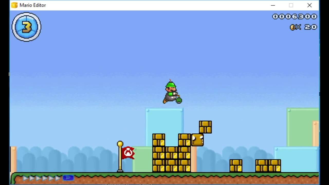 My First Level (Mario Editor) - YouTube