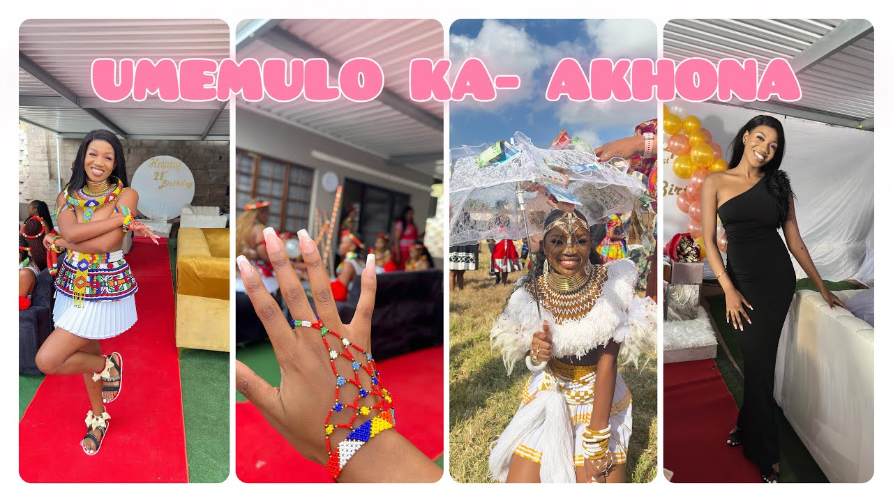 Umemulo kaAkhona 💃🏿🤍 | Coming of age Zulu ceremony #vlog | 21st ...