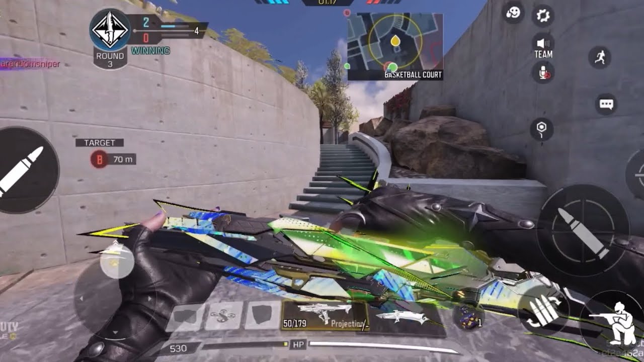 Enjoying using the new smg in codm THE USS9!!!!! - YouTube