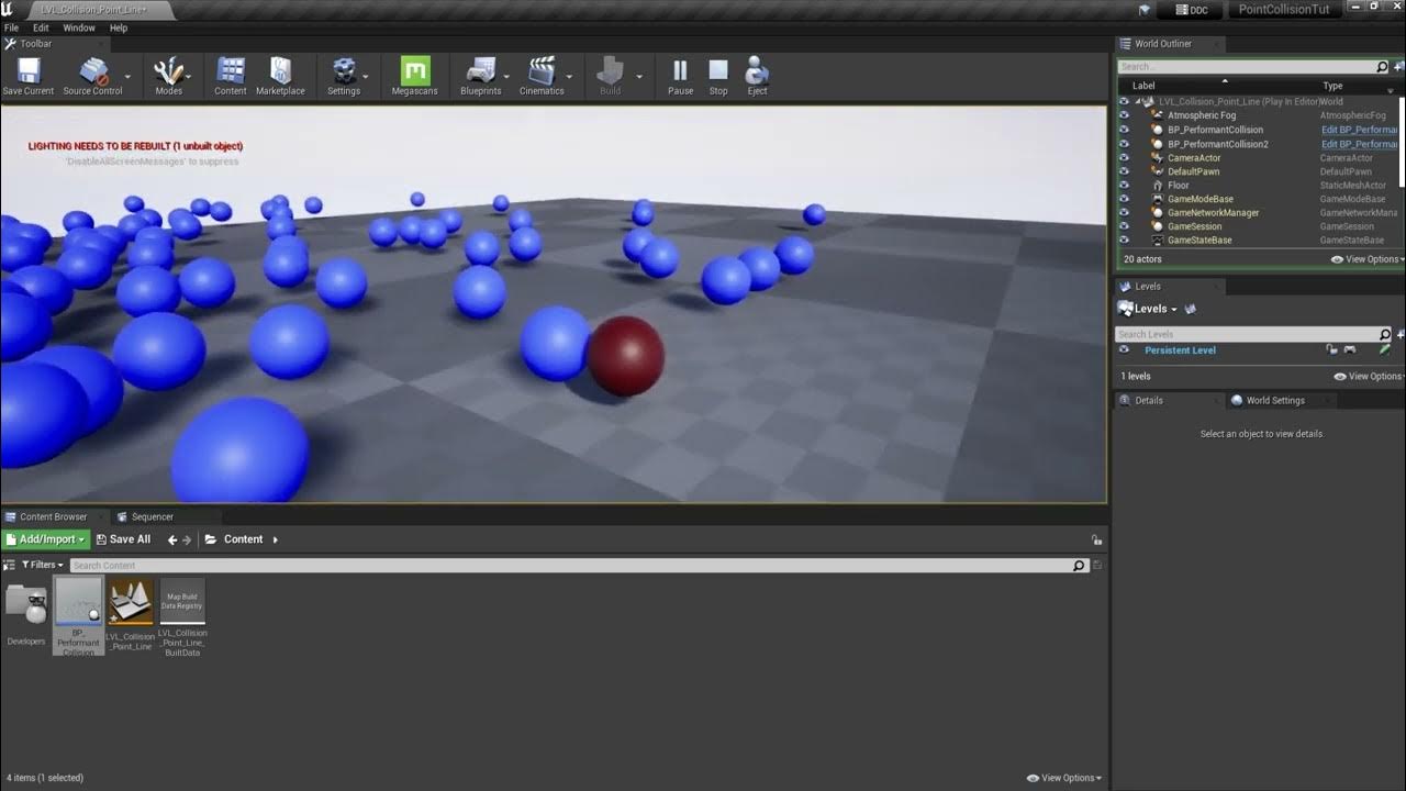 Unreal Engine - Performant Intermitent Collision Part 2 - YouTube