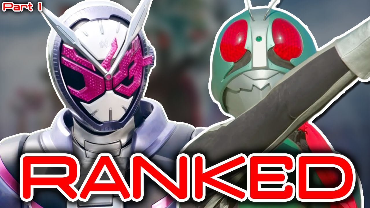 KAMEN RIDER Base Forms RANKED! (Part 1) - YouTube