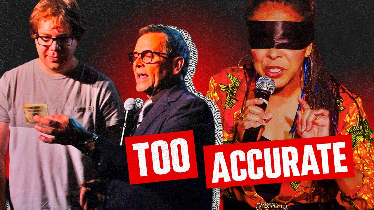 An Outrageous Blindfolded Mind-Reading Act w/ The Evasons - YouTube