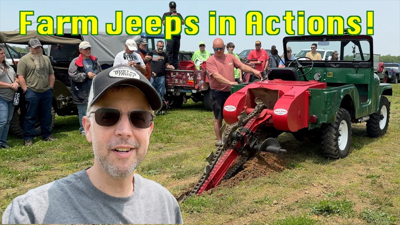 Ohio Willys Jeep Rally! 2025 👍 Willys Farming Jeeps in Action - Farming ...