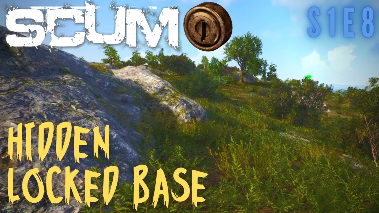 SCUM Gameplay - Enforced lock for my little hidden base. - YouTube