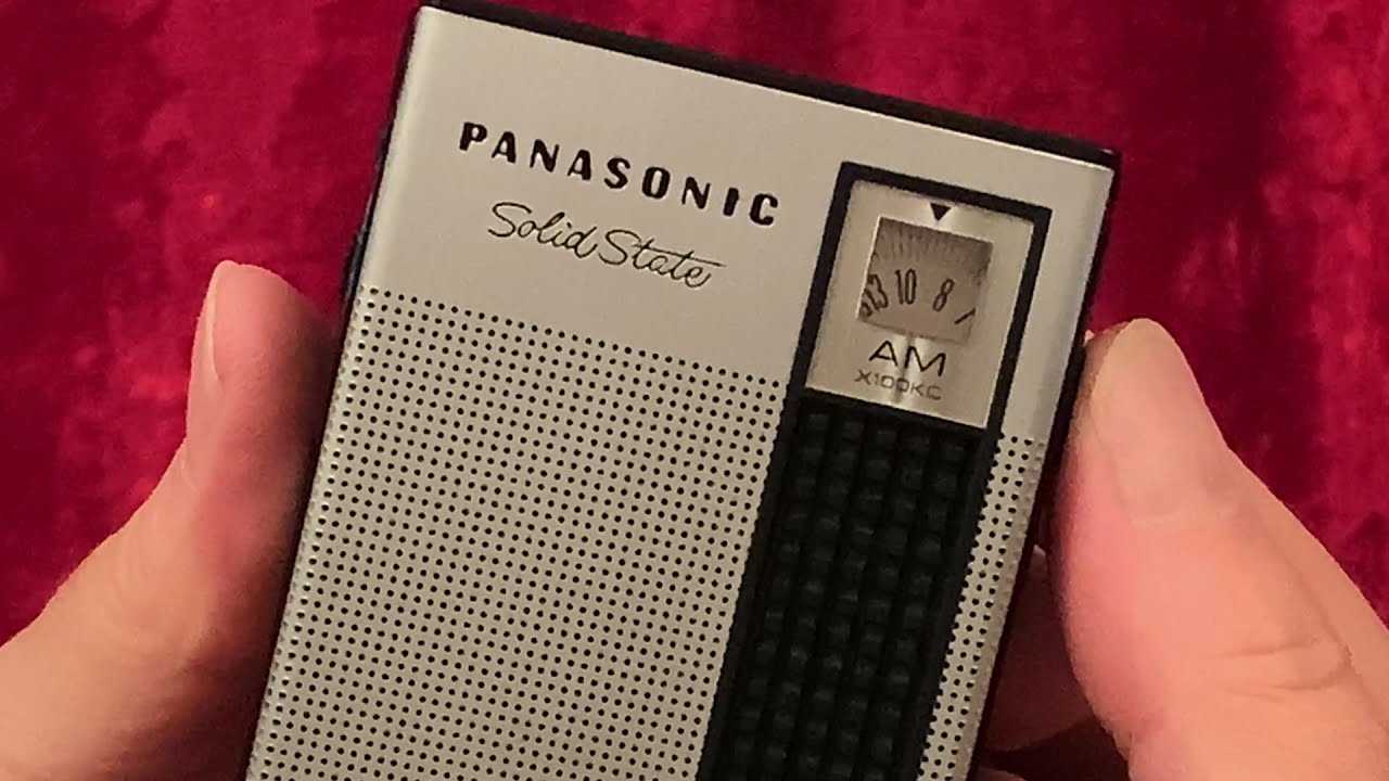 When Panasonic Got Style, 1960s transistor radios - YouTube