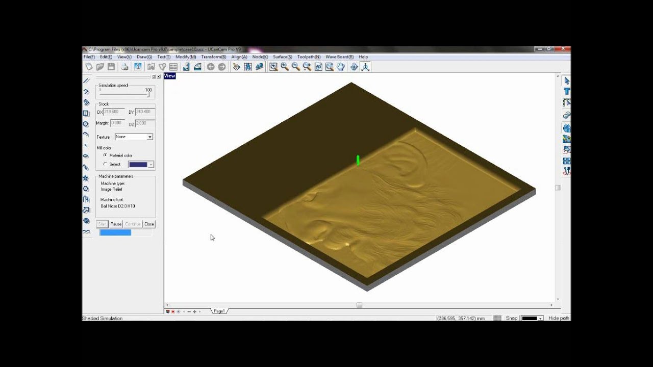 6: Image Relief Machining - YouTube